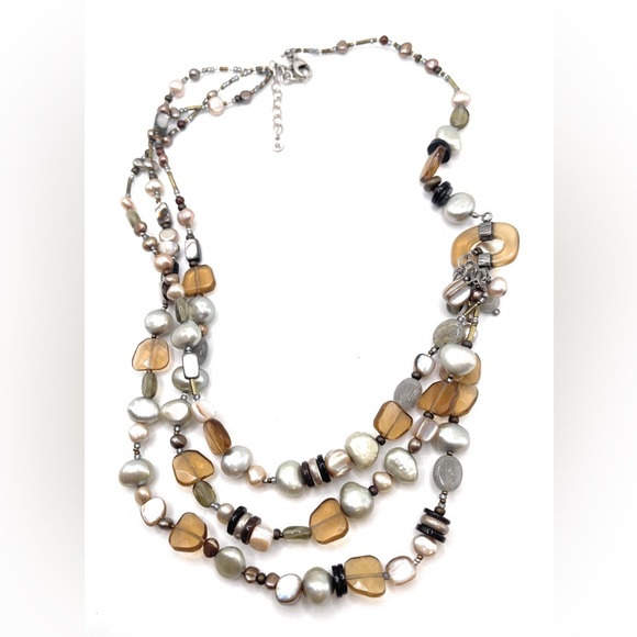 Silpada | Jewelry | N223 Silpada Sterling Silver Icon Triplestrand ...